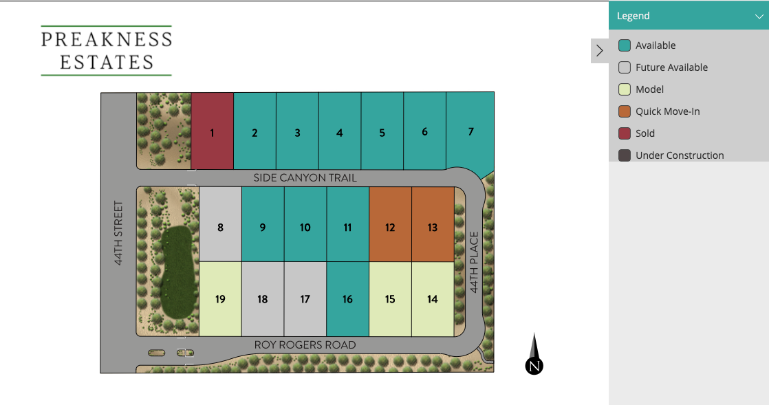 Site map Preakness Estates 2020-07-07 15.07.07 | Keystone Homes ...